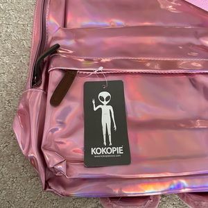 kokopie | Accessories | New Kokopie Holographic Pink Crybaby Backpack ...